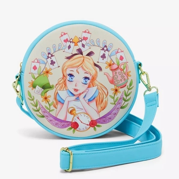 Disney | Bags | Disney Alice In Wonderland Canteen Crossbody Purse ...